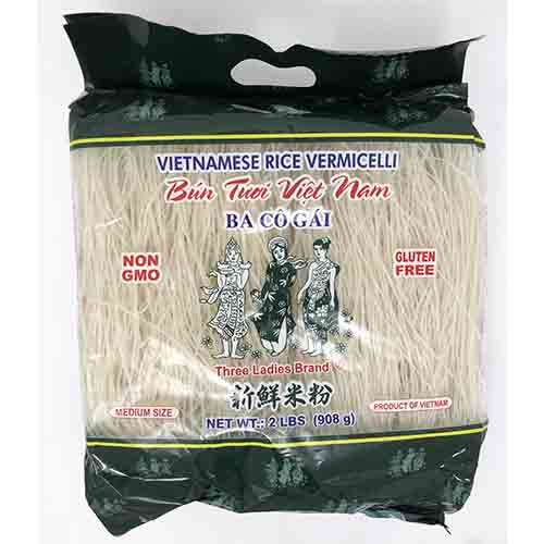 Three Ladies - Vietnamese Rice Vermicelli, 2lb | NTFOODS|NTFOODS