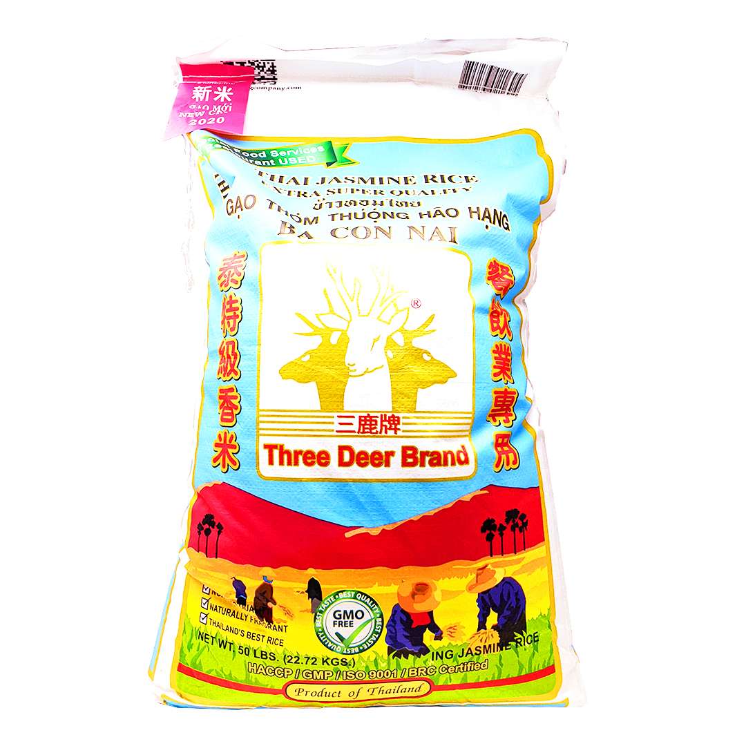 Three Deer Brand Jasmine Rice | NTFOODS|NTFOODS
