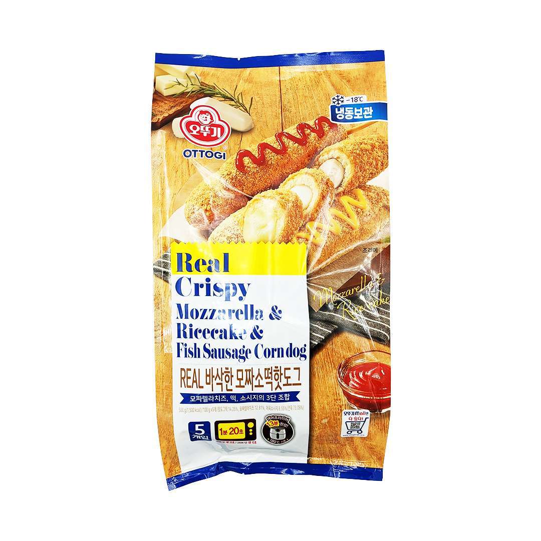 Ottogi Crispy Mozzarella Rice cake Fish Sausage Corn Dog|NT Foo ds