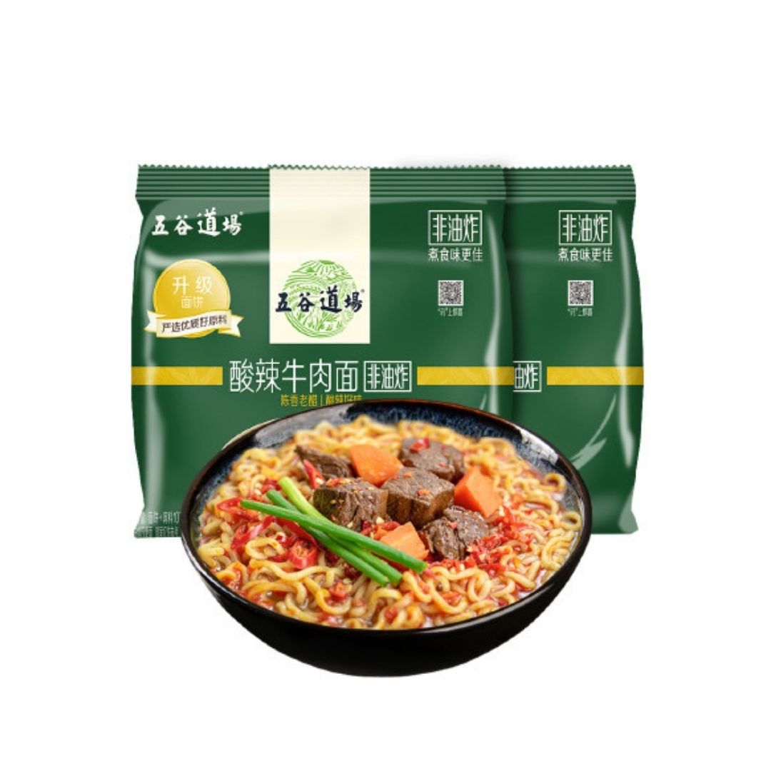 Wu Gu Dao Chang Instant Noodles Artificial Hot and Sour Beef Flavor|NTFOODS