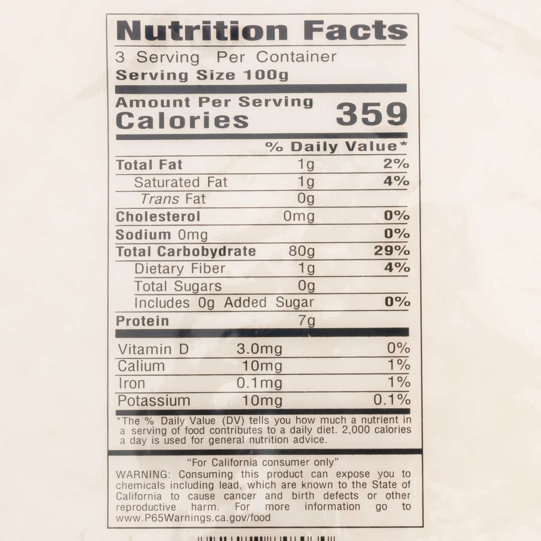 Nutritional Value Of Rice Paper