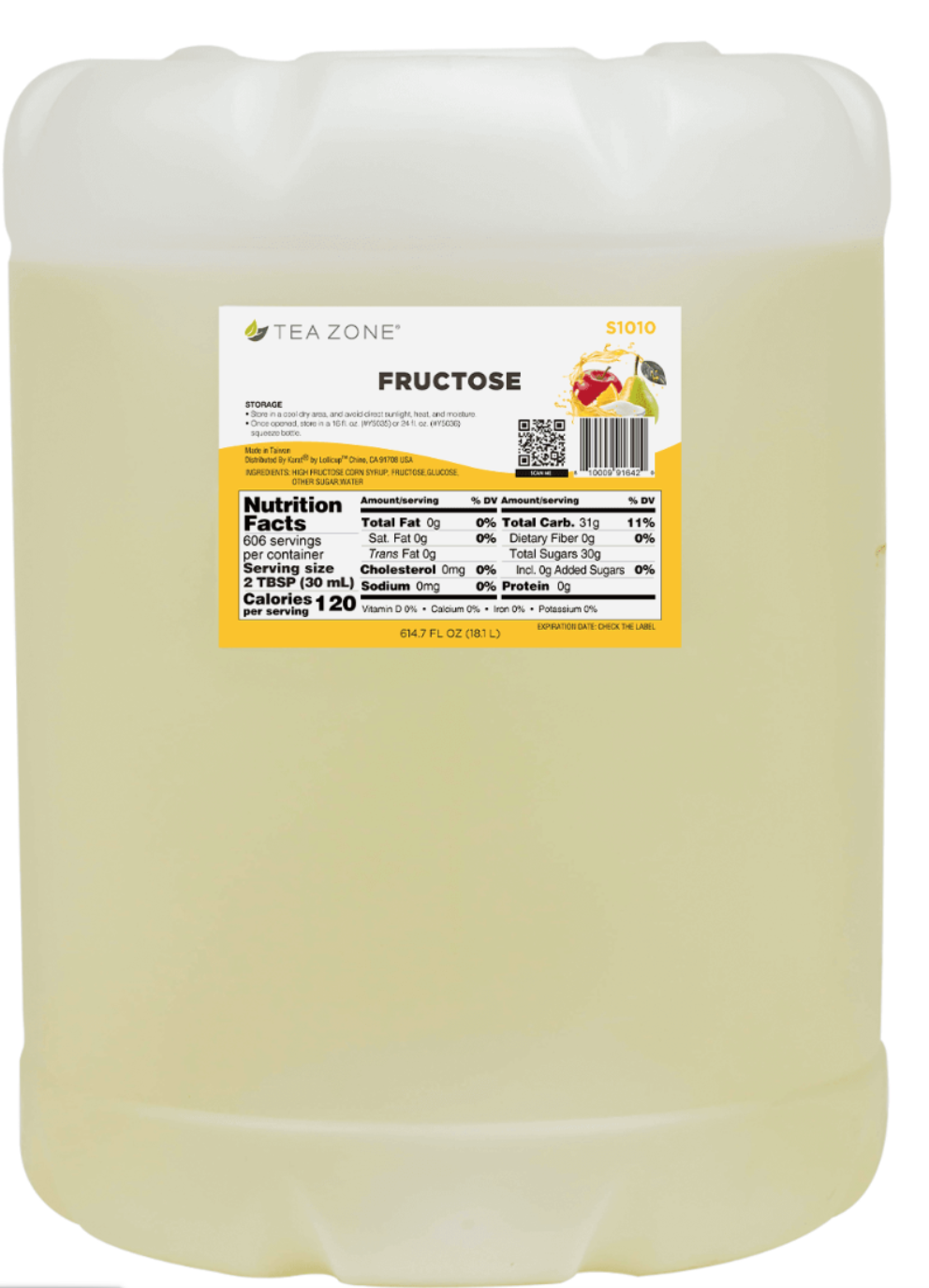 Fructose Syrup, 55 lb|NT Foods