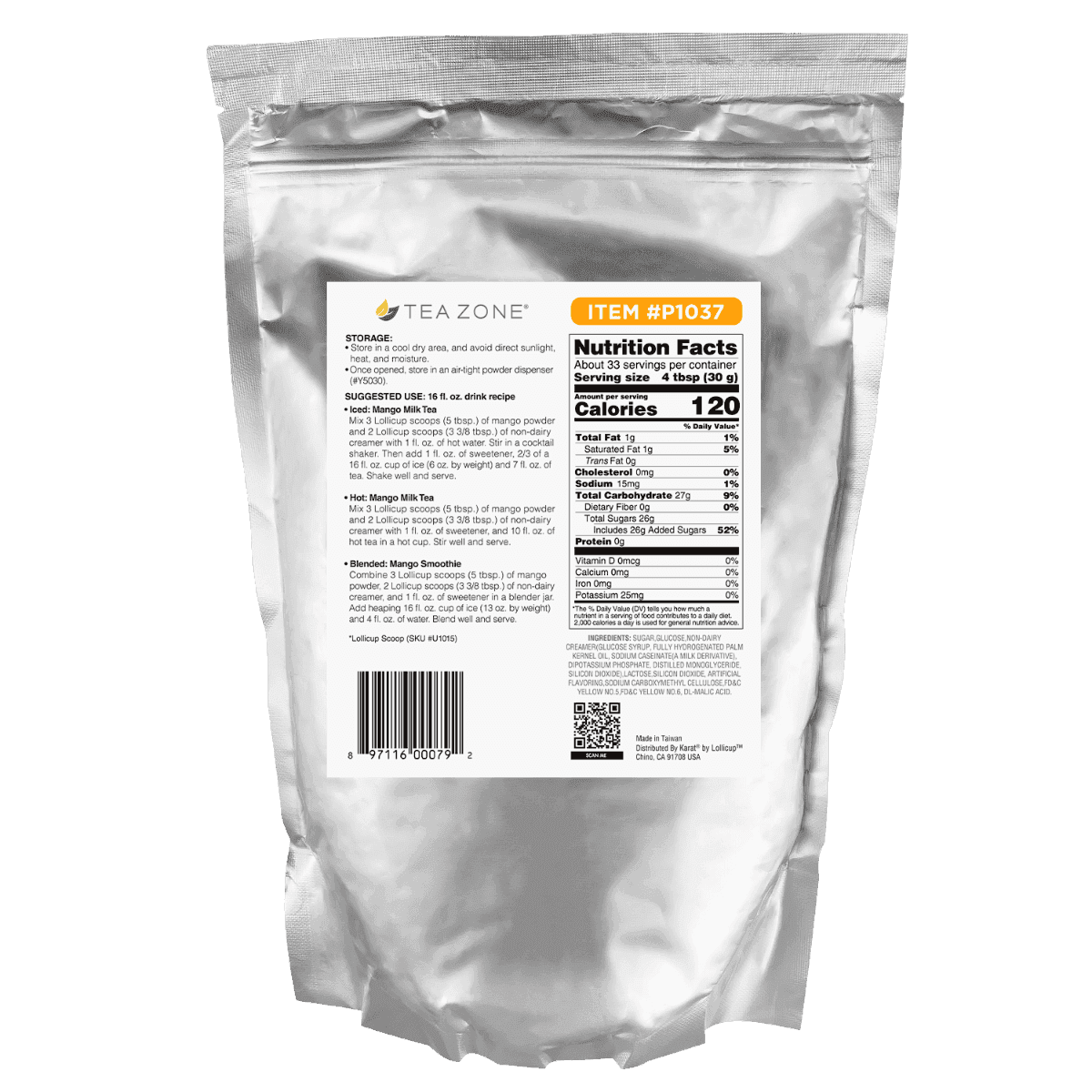 Tea Zone Mango Powder|NT Foods