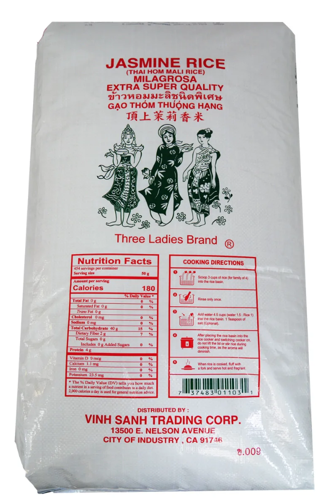 how to cook three ladies jasmine rice